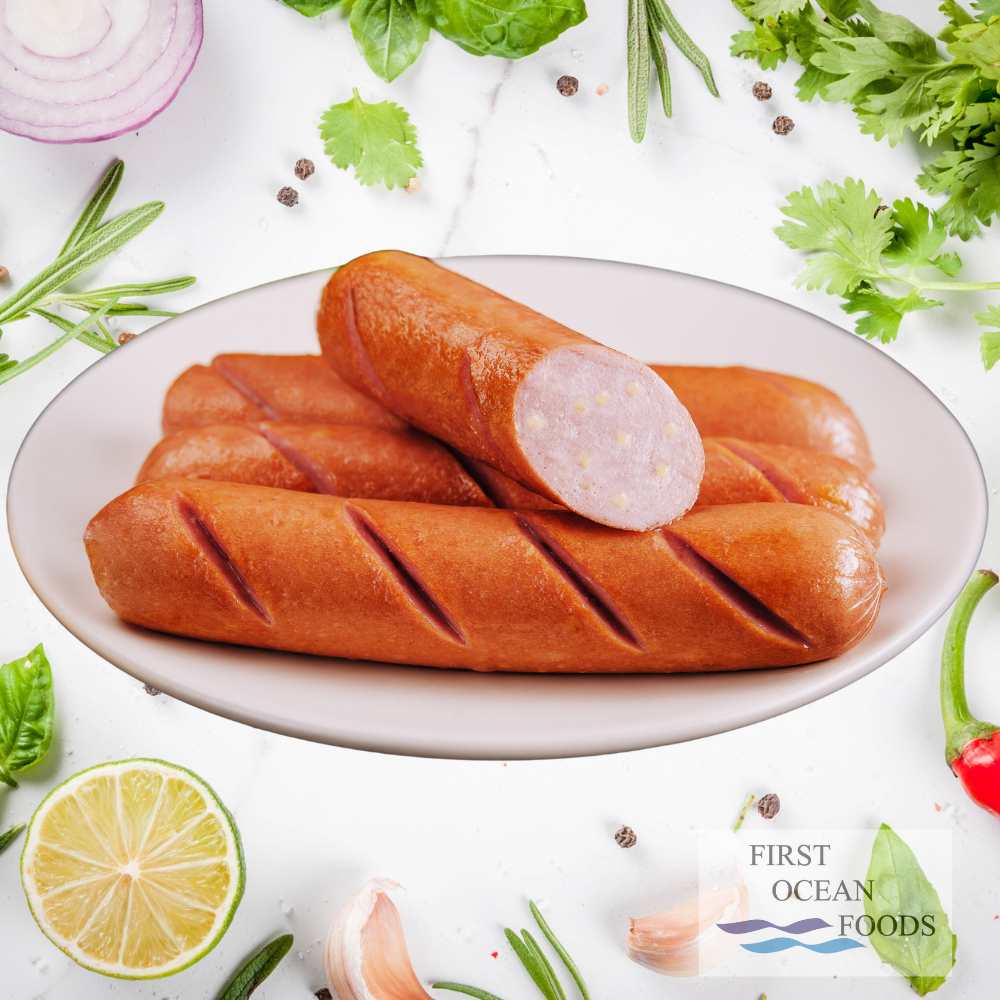 (First Ocean Foods) Chicken Cheese Sausage 5" - 1KG