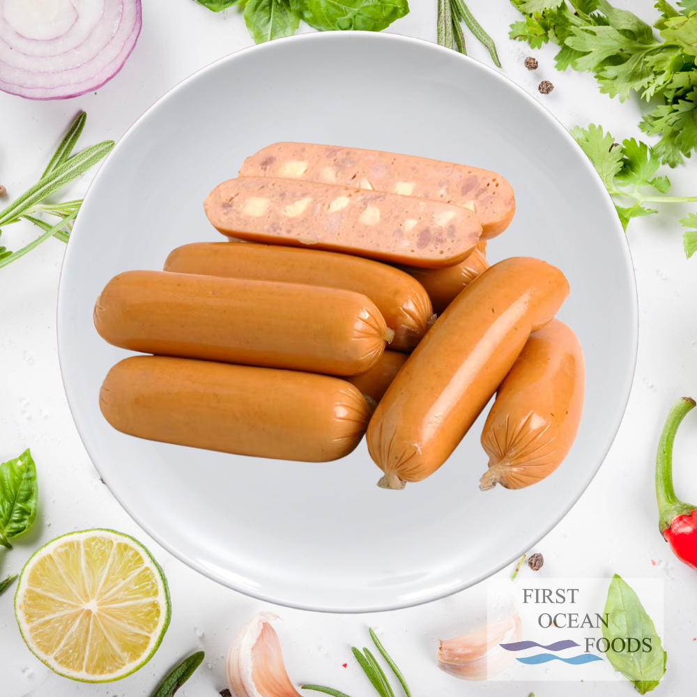 (First Ocean Foods) Chicken Cheese Sausage 5" - 1KG