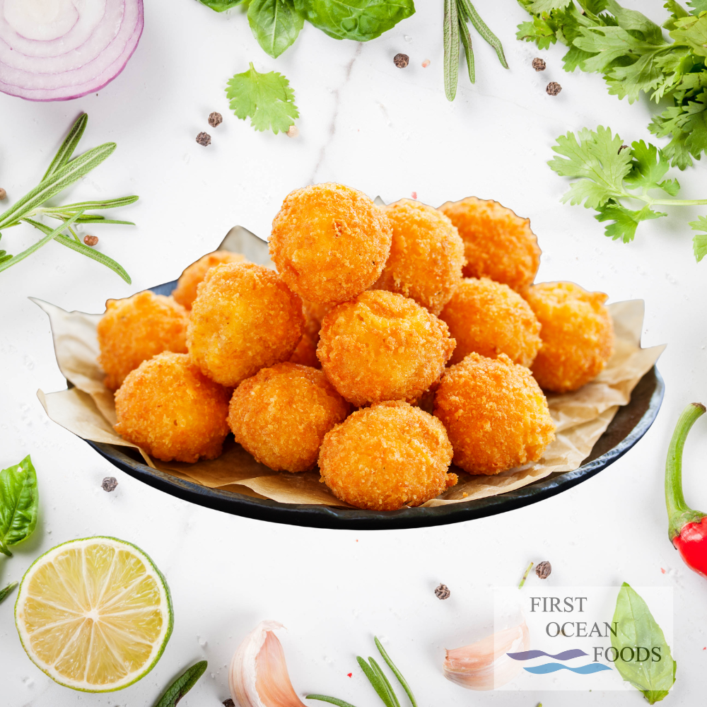 (First Ocean Foods) Frozen Fried Premium Fish Ball - 1kg