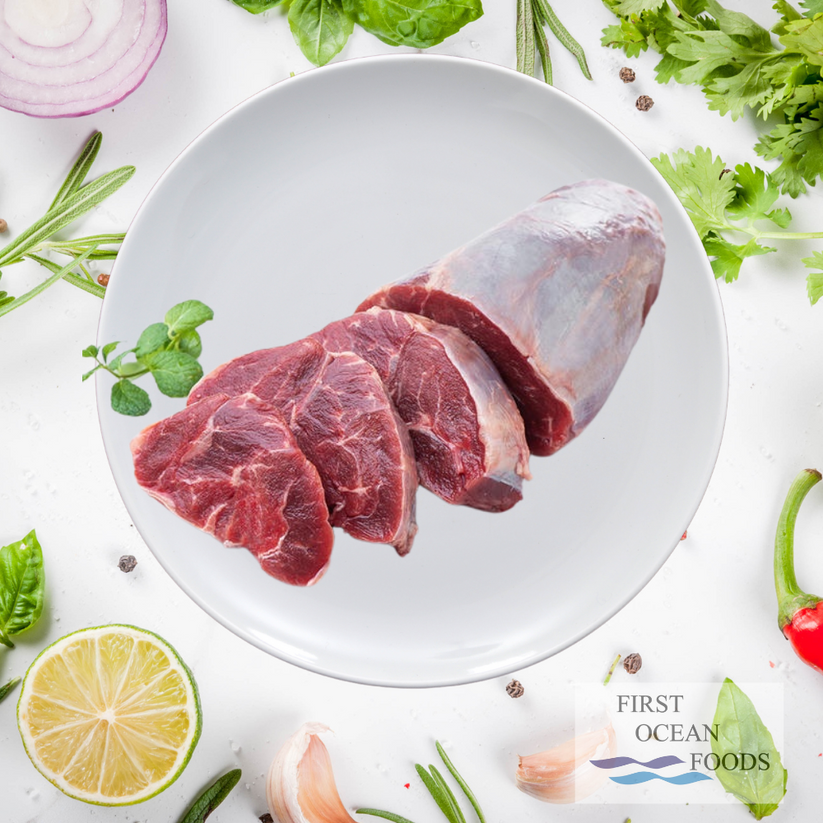 (First Ocean Foods) Frozen Beef Golden Coin Whole - 1.5kg