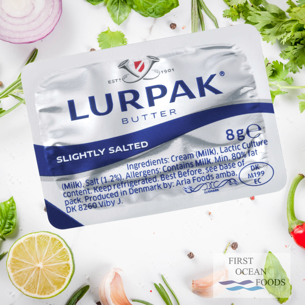 Lurpak Slightly Salted Butter - 100PCX8G – First Ocean Foods