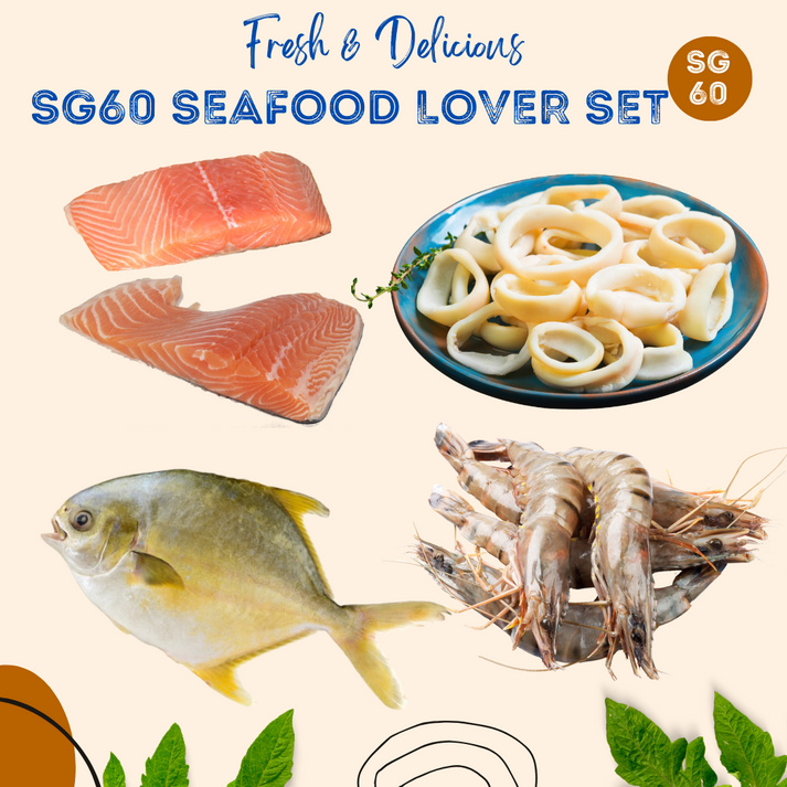 (First Ocean Foods) SG60 Seafood Lover Set - Bigger Savings!