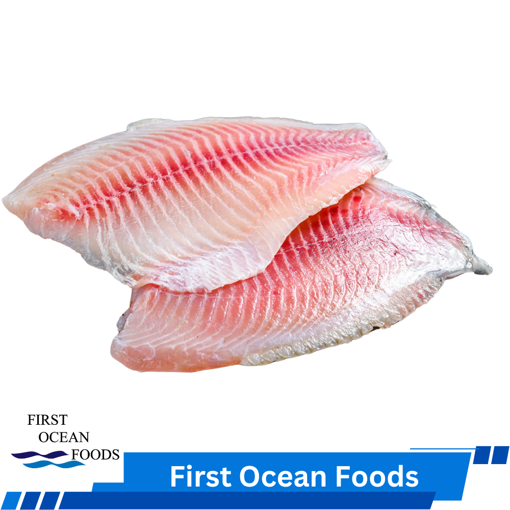 (First Ocean Foods) Frozen Fish Tilapia Fillet - 1KG